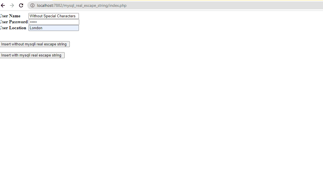 Insert Special Characters Into A Database In PHP Delft Stack